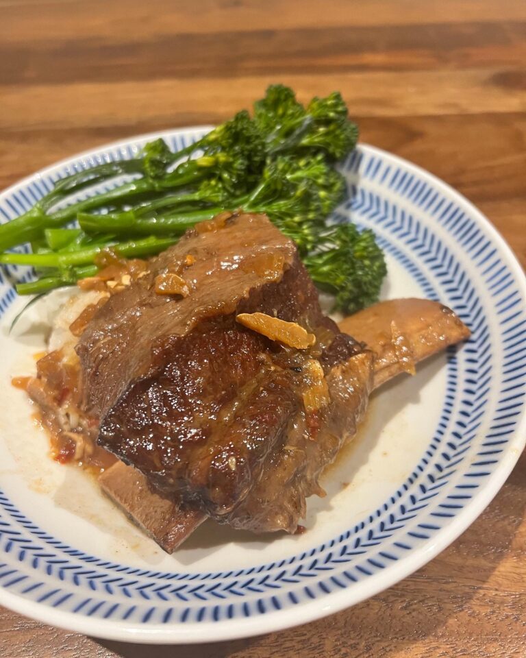 Asian style beef short ribs